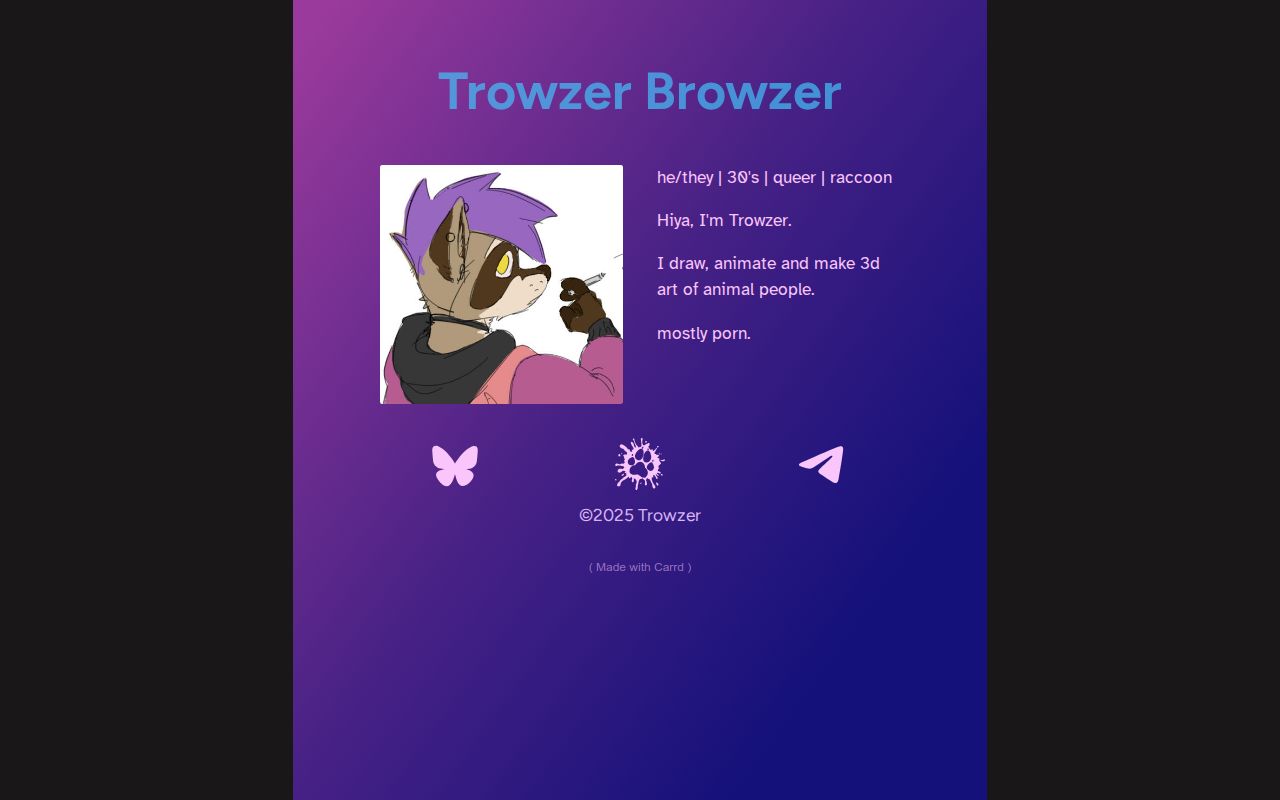 Trowzer Browzer Art